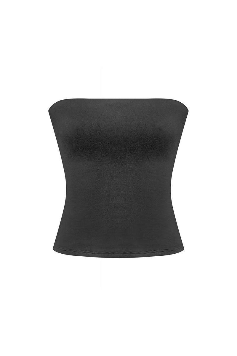 Tresser™ Strapless Tube Basic Crop Buttery Top (Double-Layer)– HyperBees