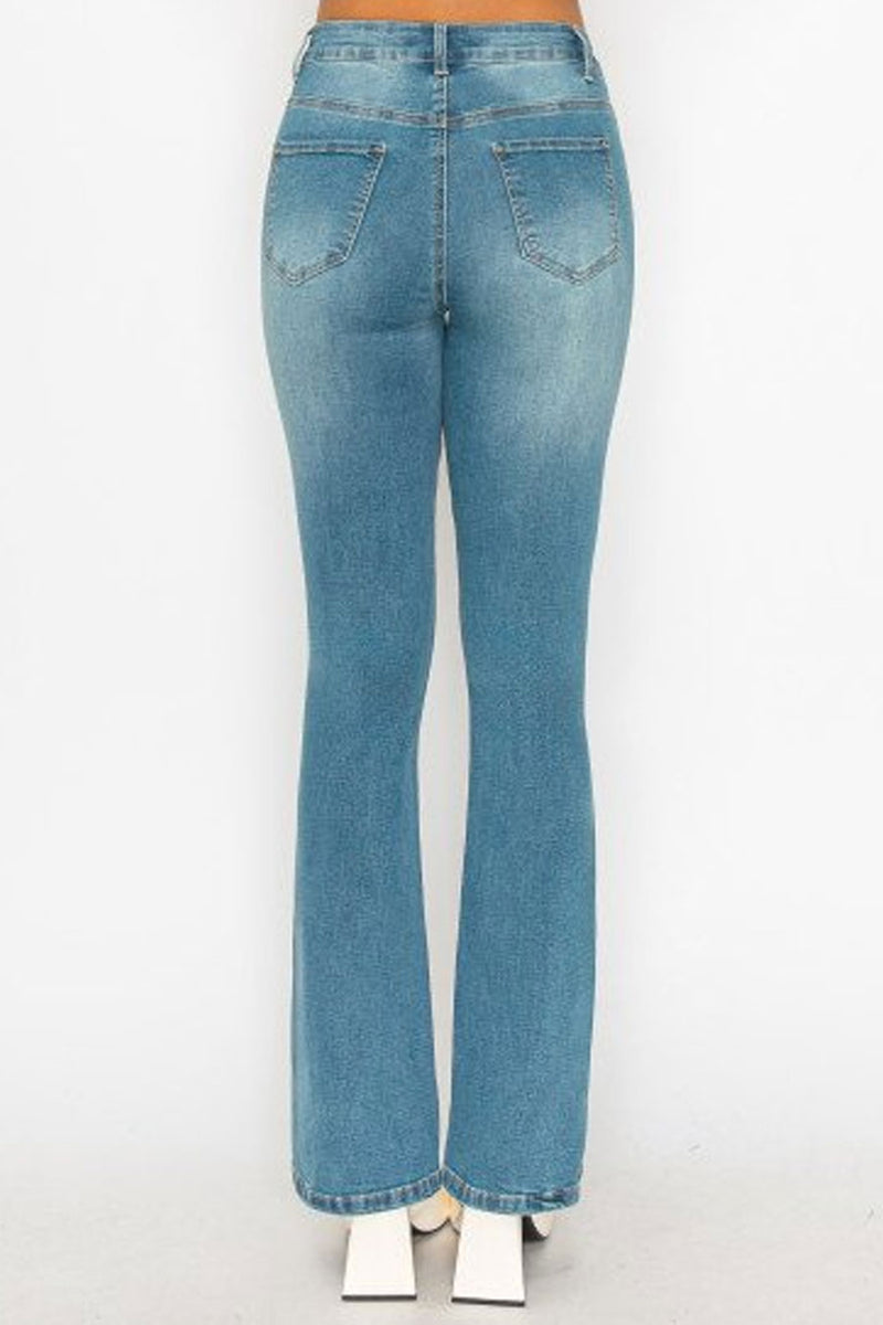 WAXJEAN Vintage Wash Bootcut Jean with Great Stretch– HyperBees